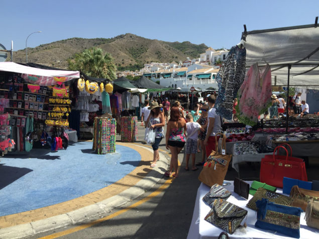 Nerja Market, every Tuesday and Car Boot on Sunday