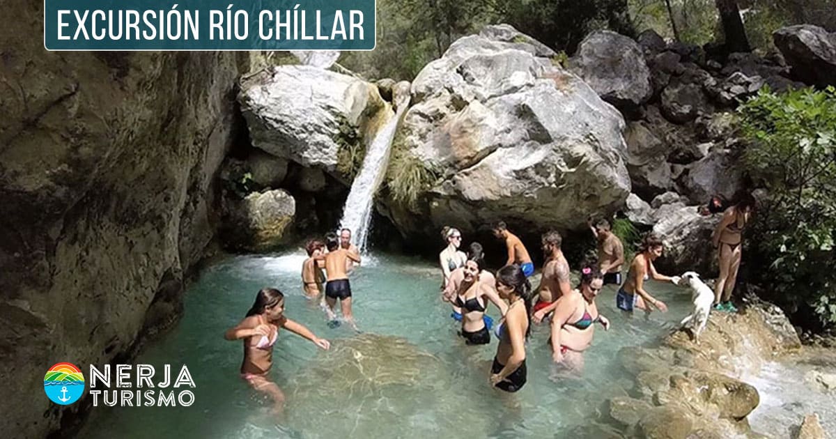 Excursion por el río chillar en Nerja. Parque Natural de Sierra Tejeda